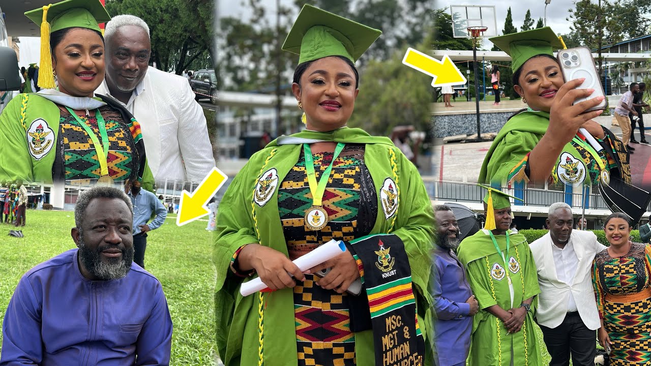 Wow😍Watch what Actress Matilda Asare did As she graduates with “MASTERS ...