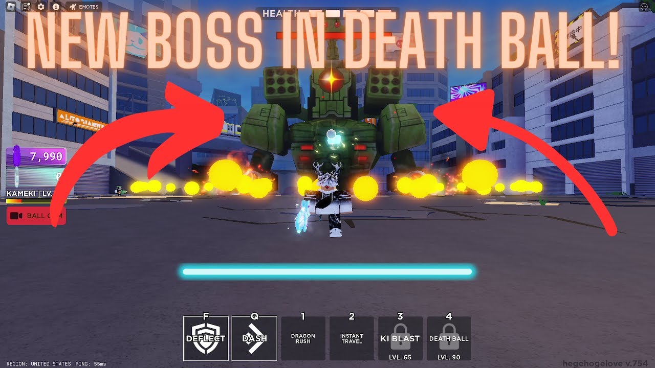 New boss in death Ball! (Update showcase) - YouTube