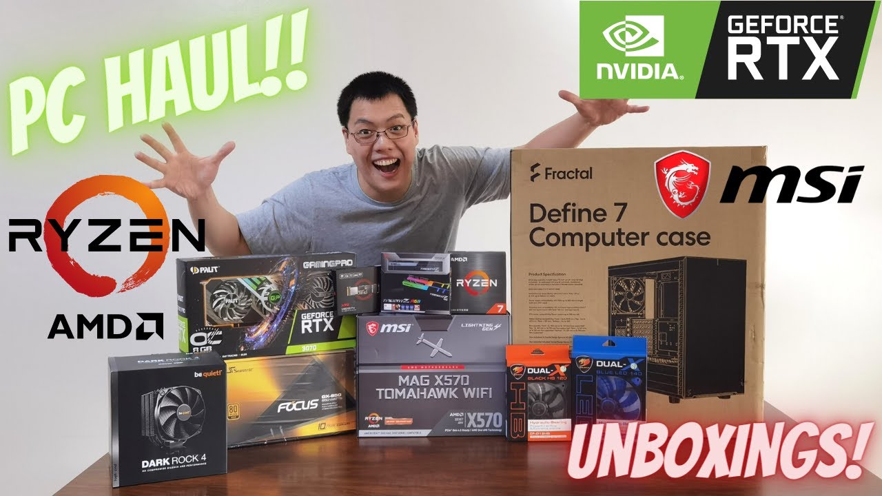 PC Build 2021 VLOG Part 1 - Unboxings and Overview! - YouTube