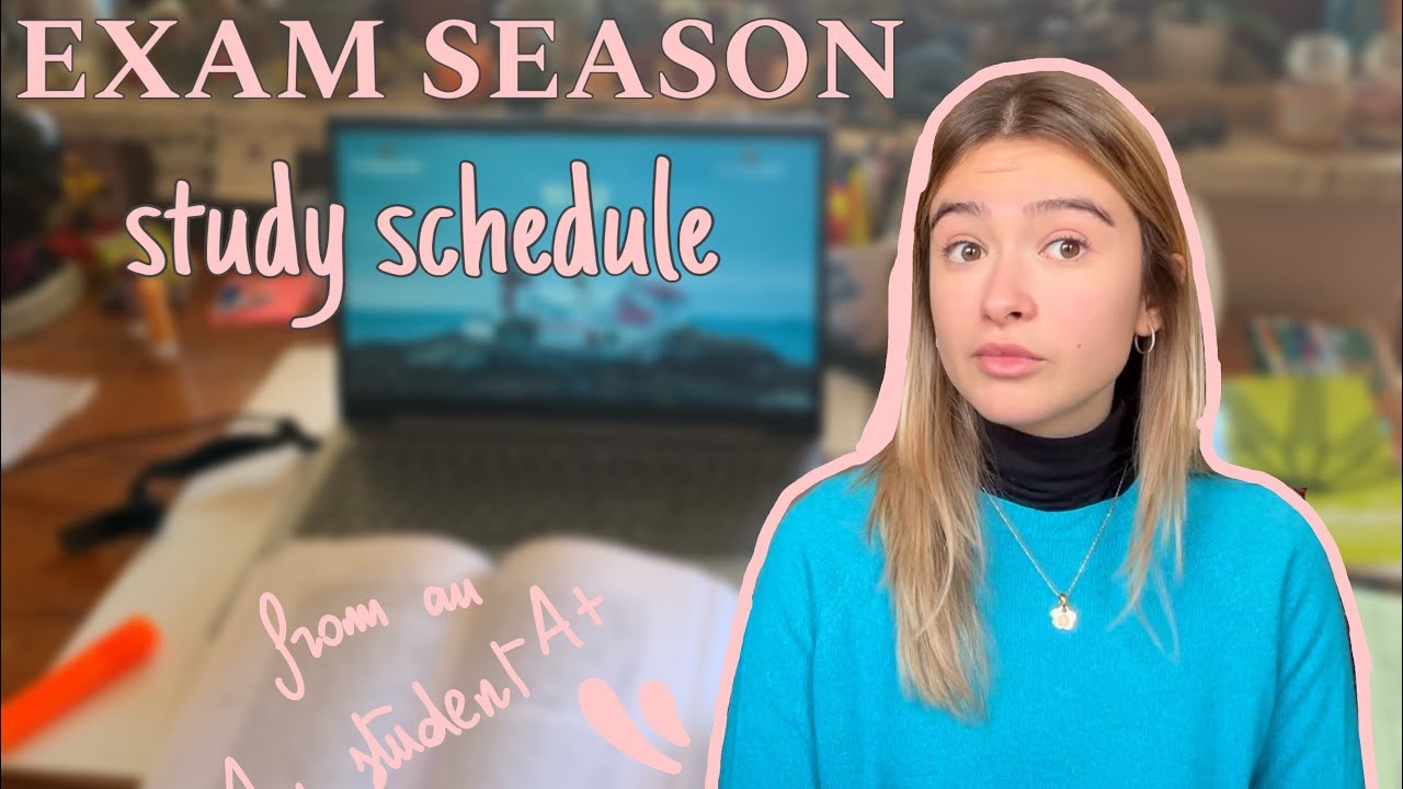 How I schedule my studying for exam season as a law student| planning ...