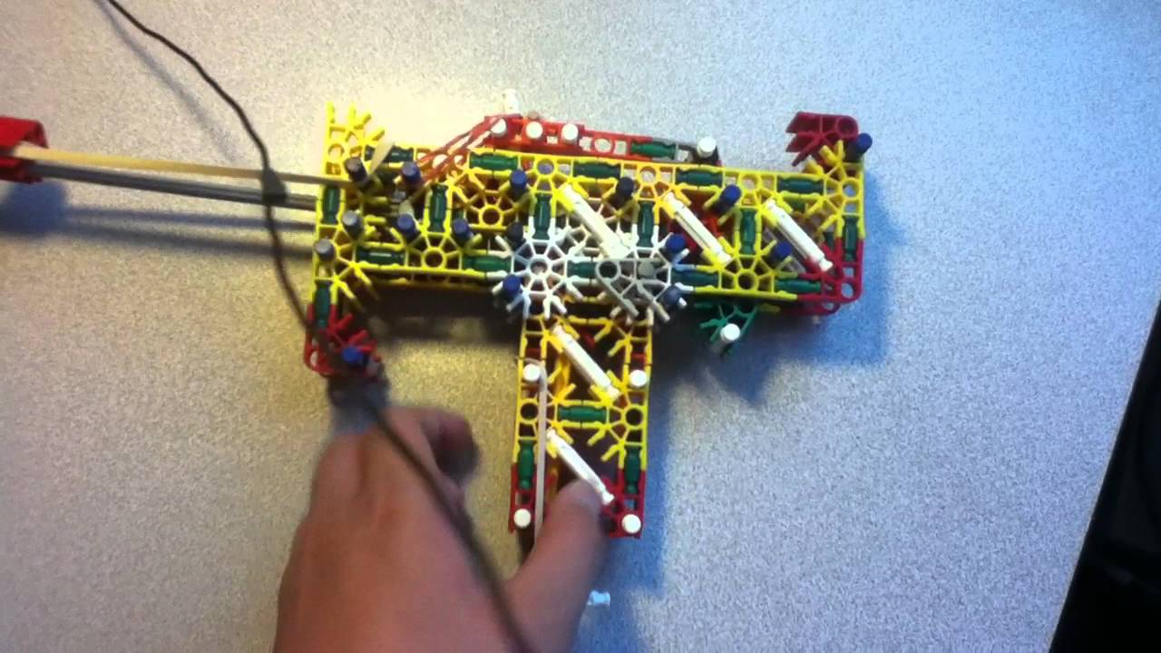 Knex gun - YouTube