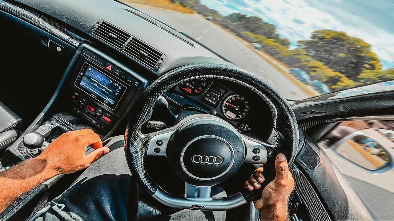 POV DRIVE IN A 414BHP AUDI RS4 **THE V8 GOAT??** - YouTube