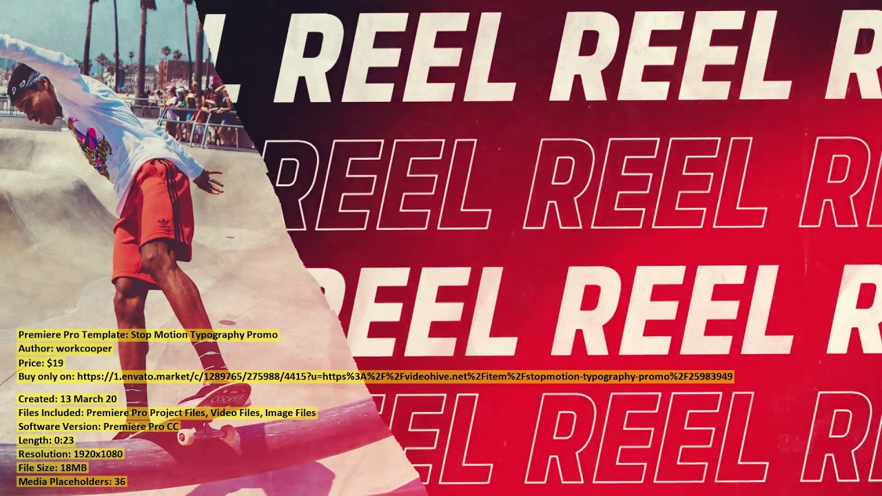 Stop Motion Typography Promo | Premiere Pro Template | VideoHive ...