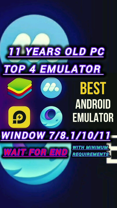 Top 4 best Android emulators to use for PC 7/8.1/10/11 (2024) free - YouTube