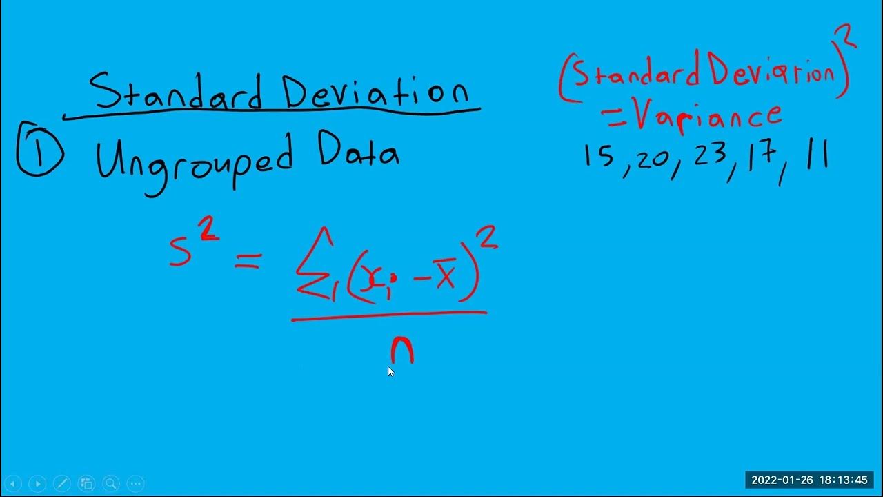 Mean Mode Median Standard Deviation Measures Of Central Tendencies And Spread Cape Inte