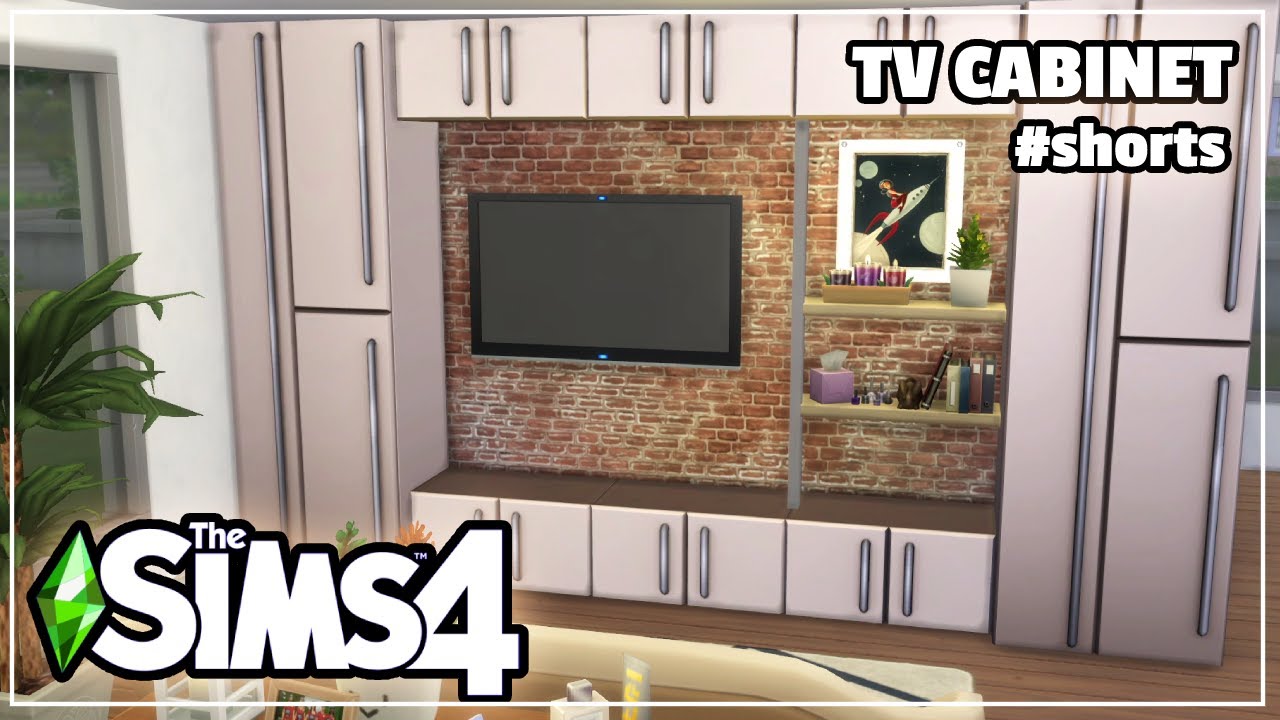 TV Cabinet - The Sims 4 #shorts | Tazkabaz - YouTube