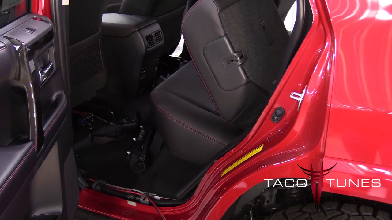 Toyota 4Runner How to route and install subwoofer wire - YouTube