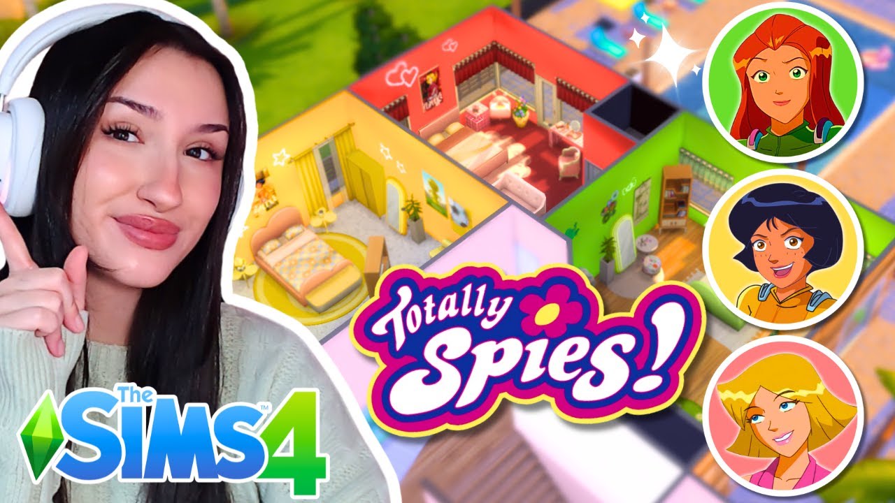 Every Rooms a Different TOTALLY SPIES Character in The Sims 4 - YouTube