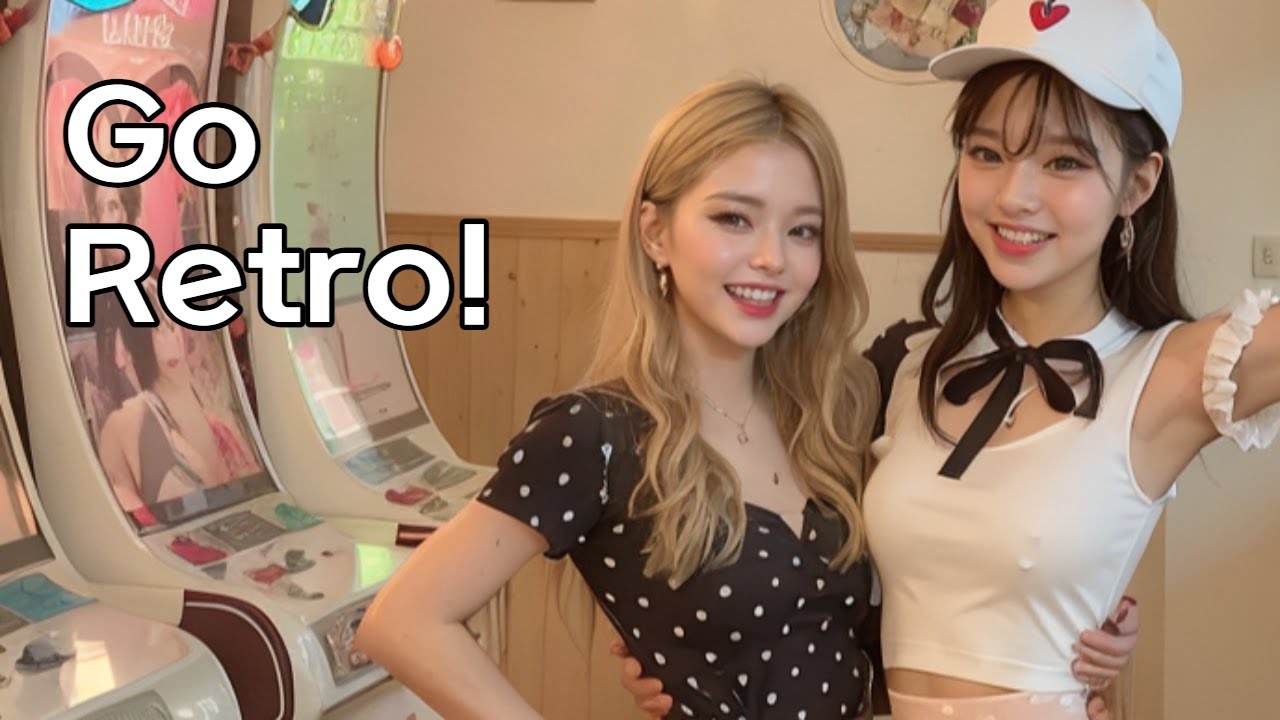 AI model's Retro fashion [Portrait lookbook] - YouTube