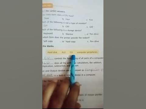 Class 3 computer chapter 2 (Exercise Revision) - YouTube