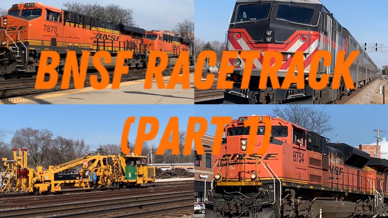 Railfaning the BNSF Racetrack in La Grange, IL. (Part 1) - YouTube