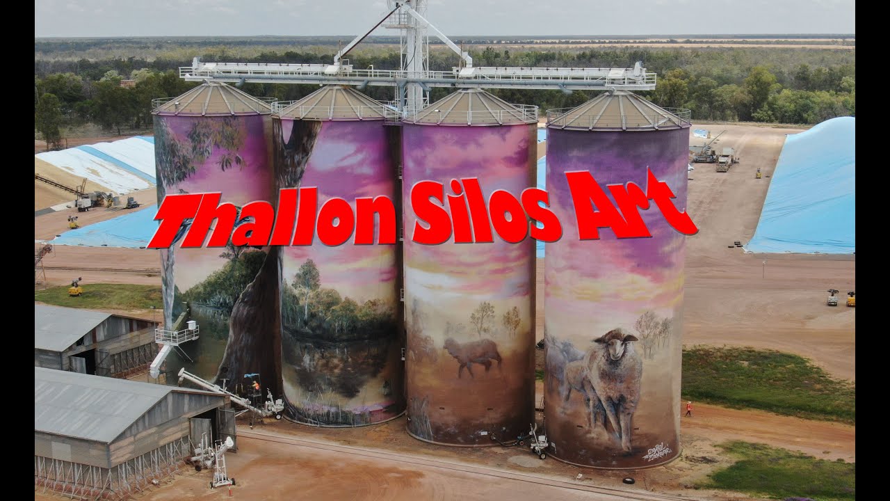 Silo art Thallon - YouTube