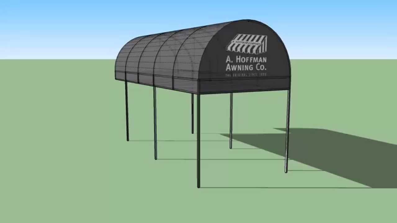 Entrance Canopy Large Projection - YouTube