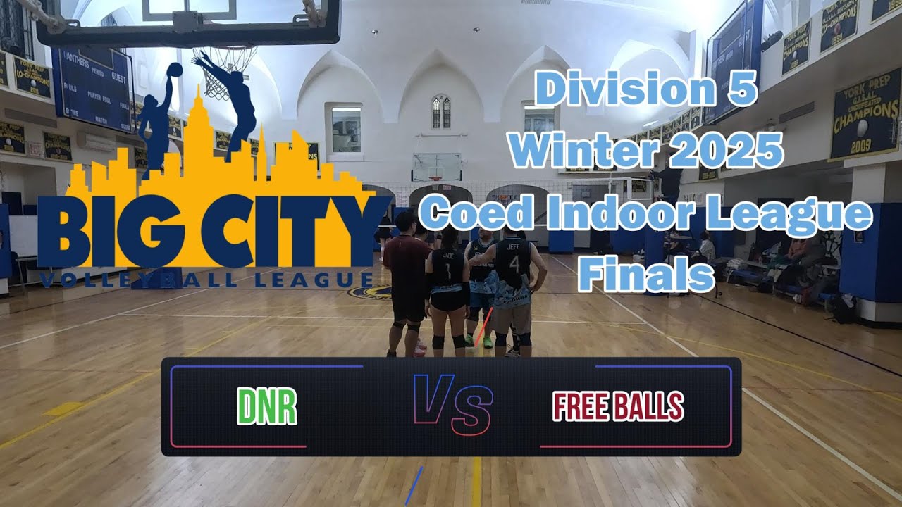 BCVB Winter 2025 Division 5 Co-ed League Finals DNR vs. Free Balls 4/7/25 - YouTube