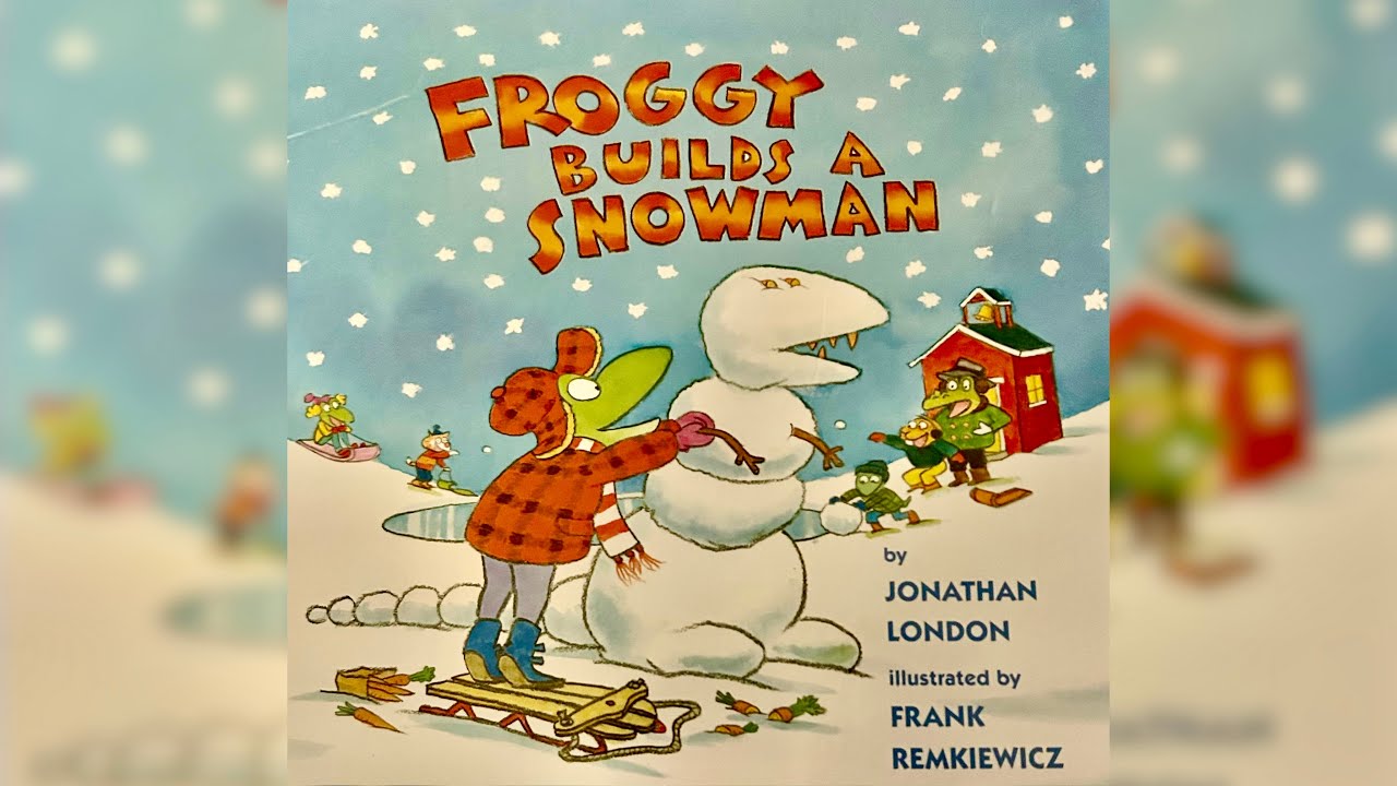 Froggy builds a snowman ⛄️ - YouTube