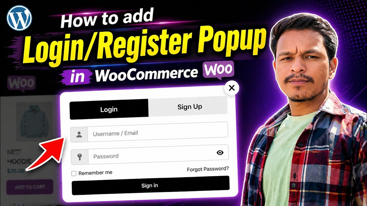 How to Add Login / Register Popup in WooCommerce (Easy Method 🔥 ...
