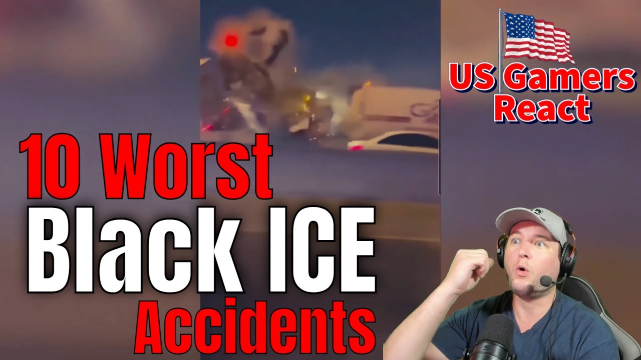 10 Worst Black Ice Accidents (Reaction) - YouTube