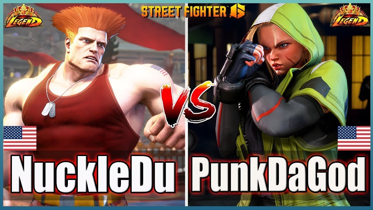 Street Fighter 6 🔥NuckleDu (GUILE) Vs PunkDaGod (CAMMY) 🔥Best Custom ...