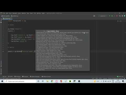 Fazendo uma interface gráfica simples no python(3.9) utilizando a ...