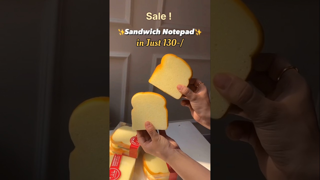 Sale Sale Sale ! 😱 Sandwich Notepad in Just 130-/ #smallbusiness #shortvideo #shorts #short # ...