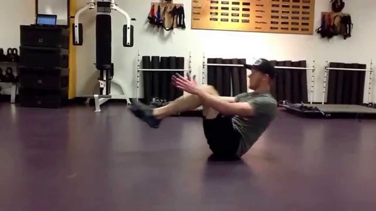 Knee Tuck V-Sits - YouTube