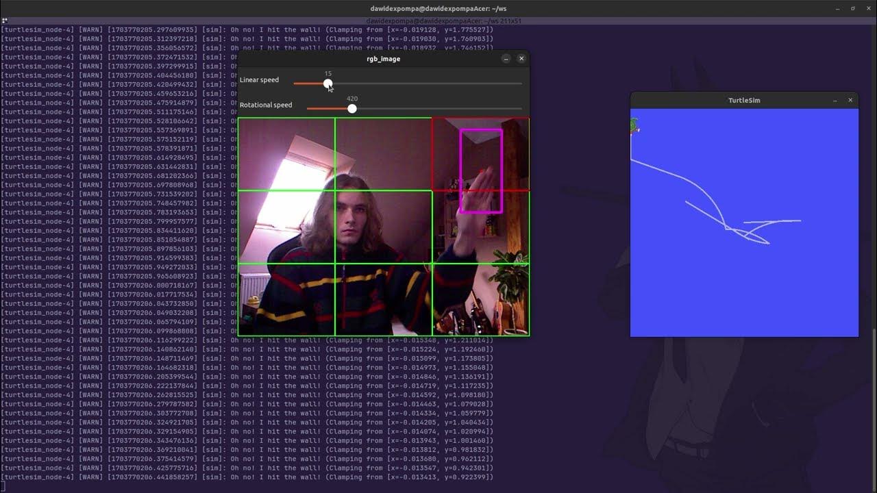 [ROS - Python] Kinect Robot Controller - YouTube