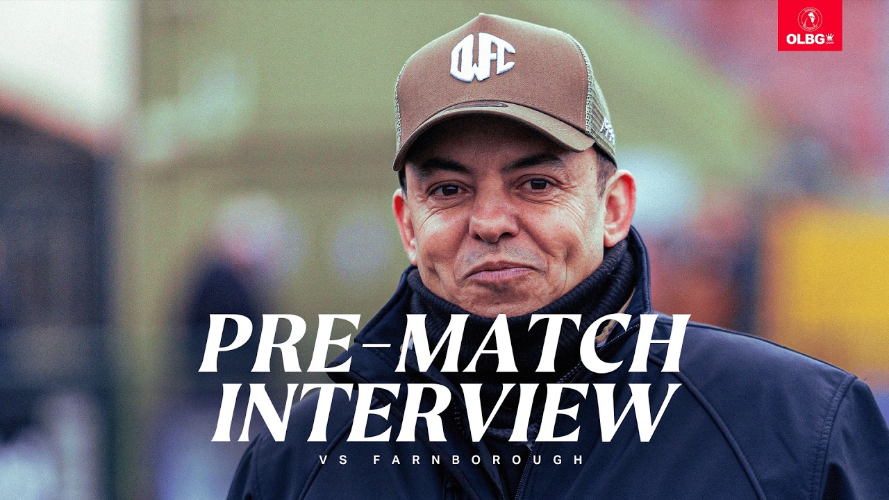 Marc White’s Pre-Match Interview | Farnborough (H) – Dorking Wanderers