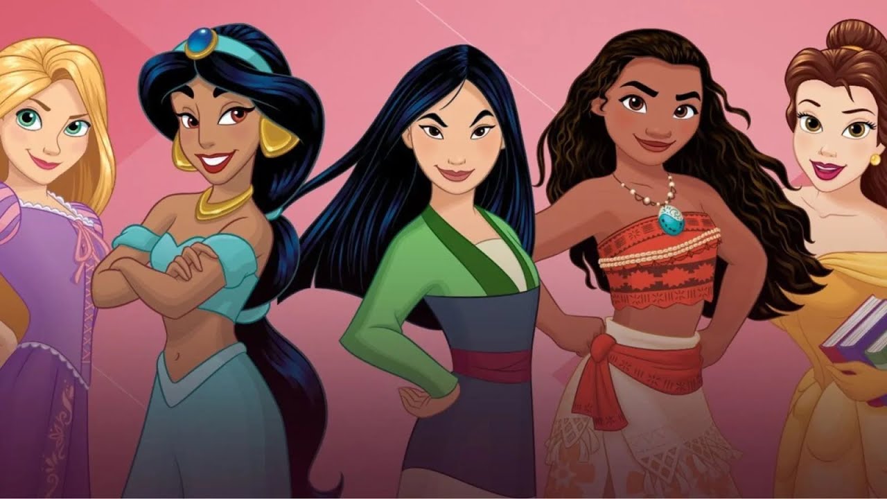 Disney Princesses Song | Five Disney Princesses - YouTube