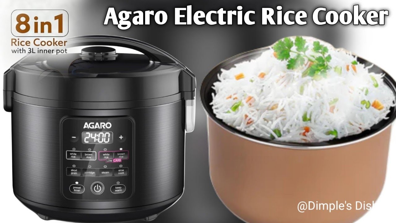 AGARO Regal Electric Rice Cooker - YouTube