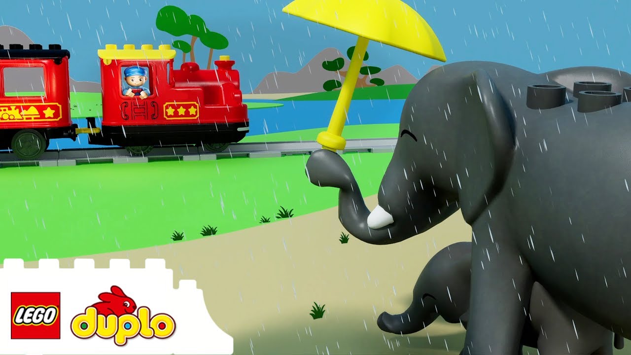 Rain Rain Go Away | 1 HOUR of LEGO DUPLO SONGS | Nursery Rhymes | Kids ...