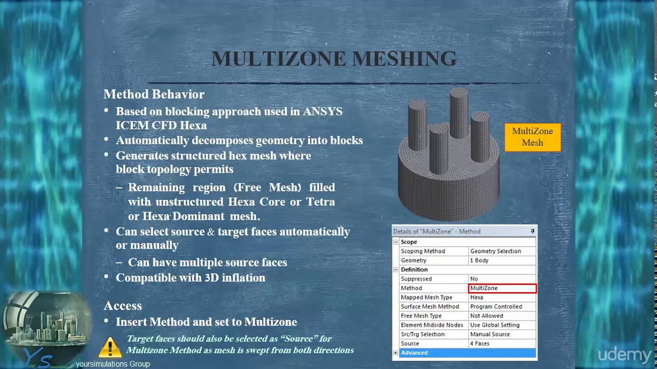 093 Multizone Tool for Hex Prism Meshing - YouTube