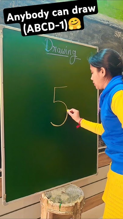 Anybody can draw(ABCD-1 @primarygems #youtubeshorts #shorts #drawings # ...