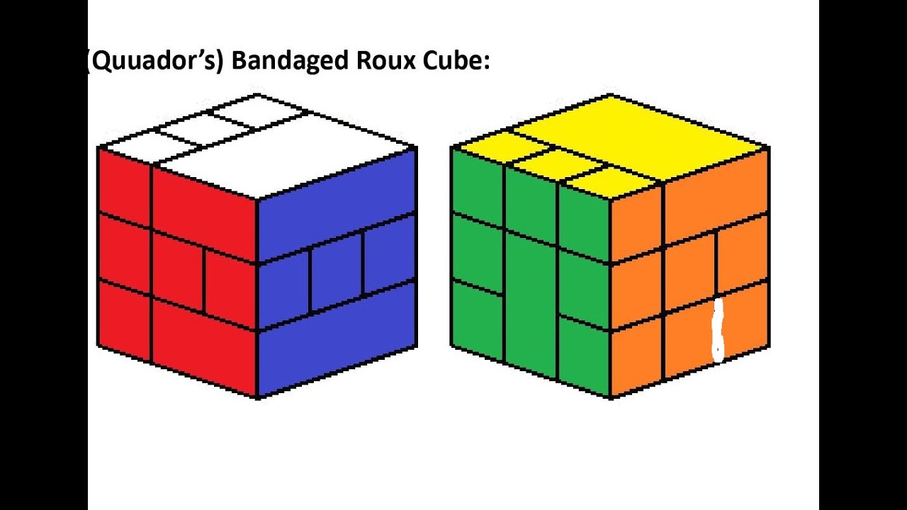 3x3 QUUADOR's ROUX BANDAGED CUBE TUTORIAL. - YouTube