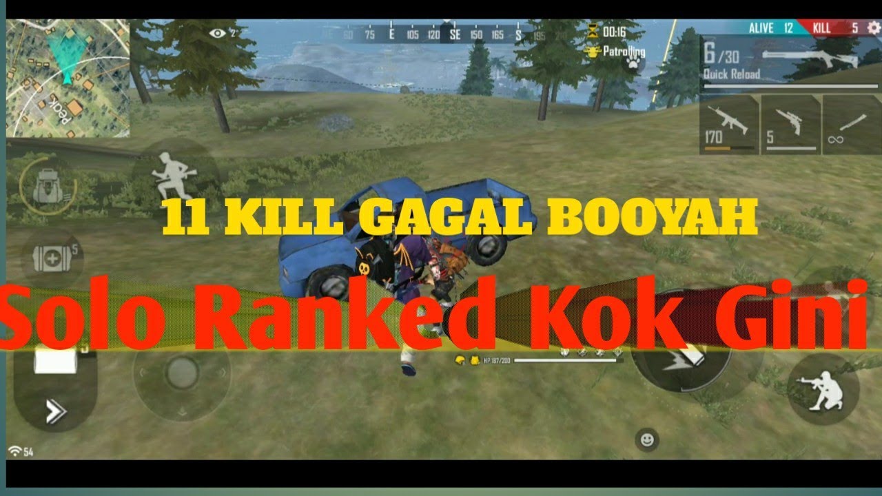 Solo Ranked Keras Bosku 11 Kill Gak Booyah wkwkw - YouTube