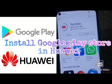 How to Install Google Play Store in Huawei Phones #Y7p #Nova7i #Y8p # ...