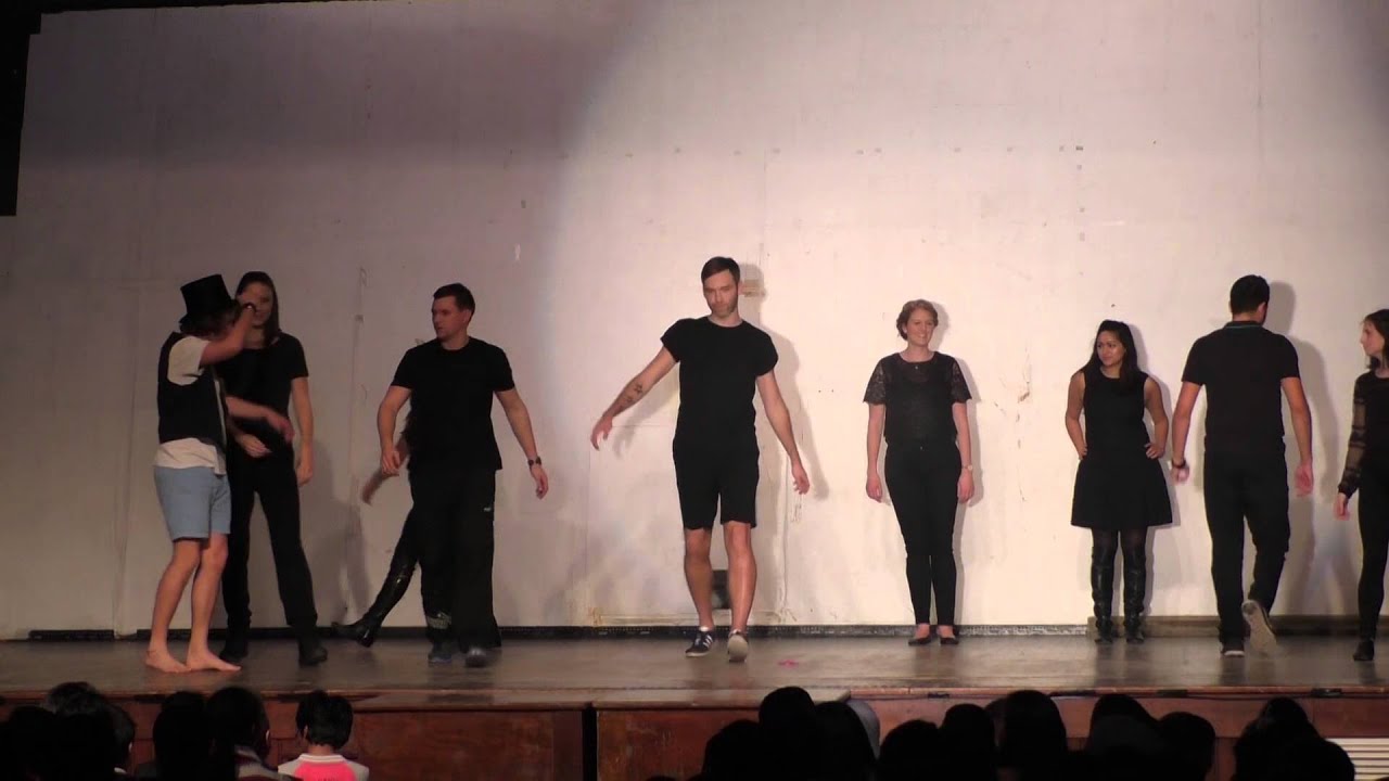 2015 KHS Panto Staff Dance (2nd Performance) - YouTube