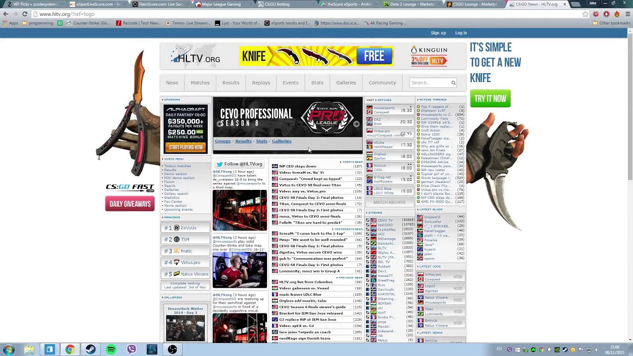 Esports Video Tutorials: how to follow esports picks and check live ...