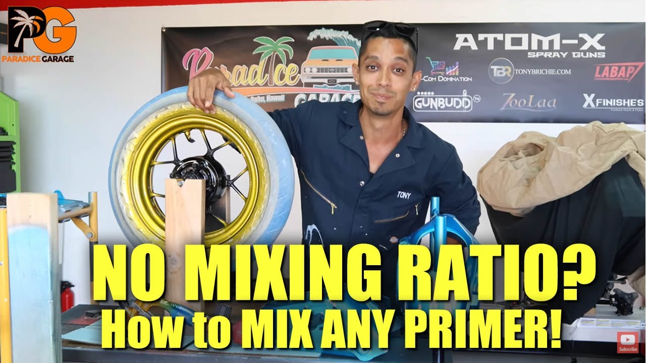 DEAD SIMPLE! How-To Mix Any Brand of Automotive Primer or Paint! - YouTube