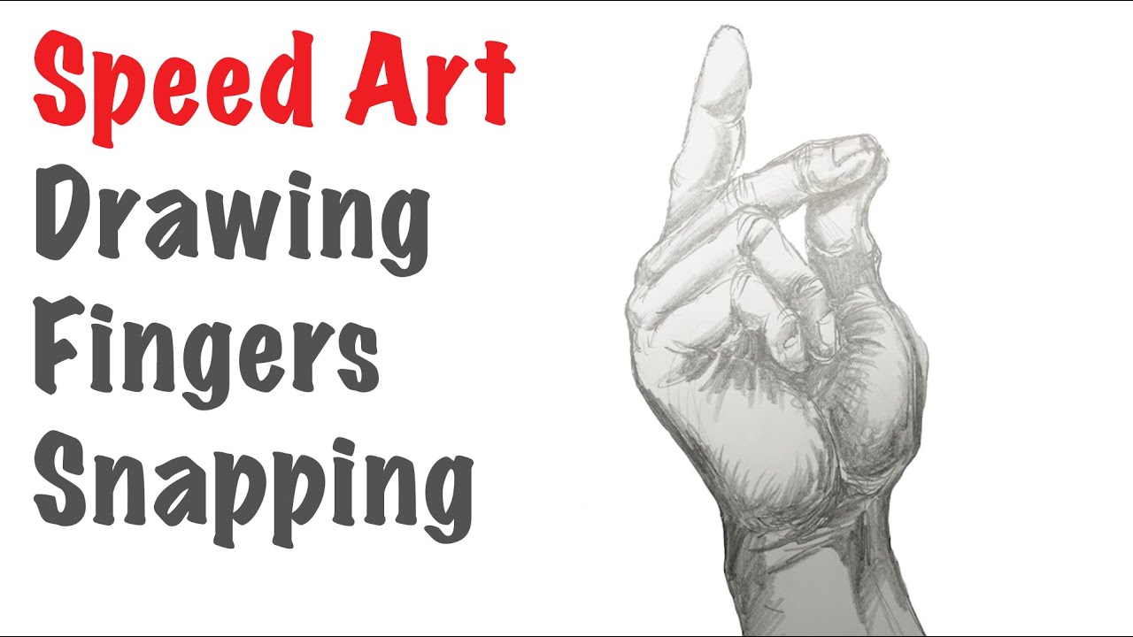 How to Draw Fingers Snapping (Speed Art) - YouTube