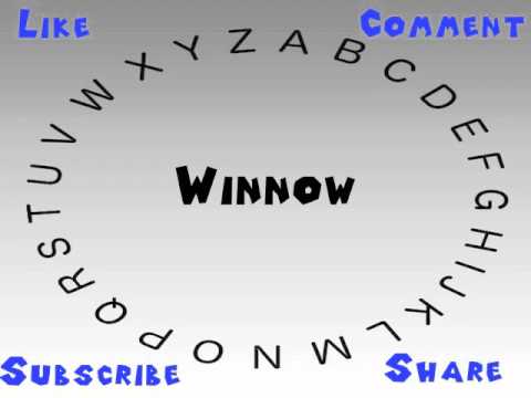 How to Say or Pronounce Winnow - YouTube