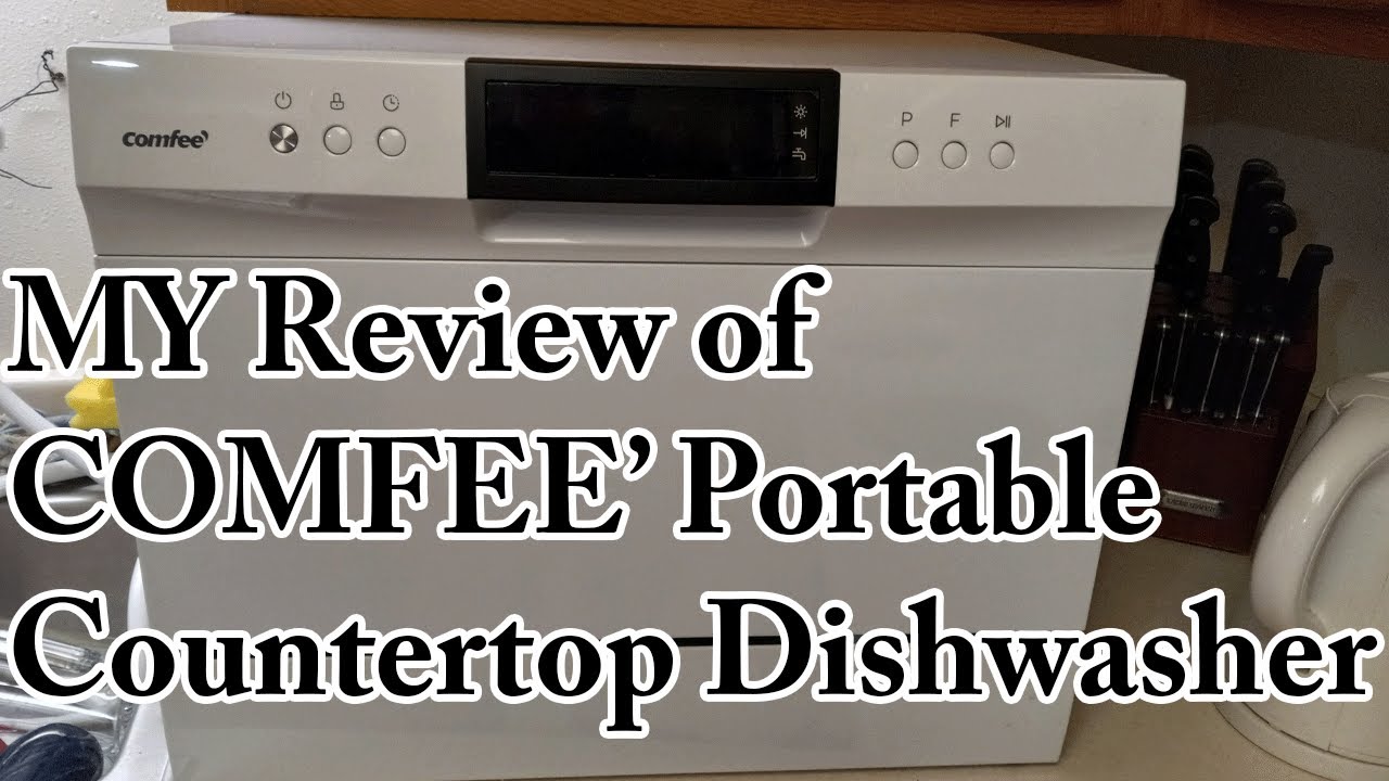 Unbox COMFEE Portable Countertop Dishwasher Review - YouTube