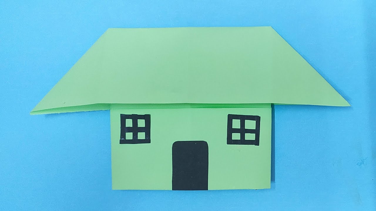 How To Make Paper House for Kids |Easy Paper Craft| White Craft - YouTube