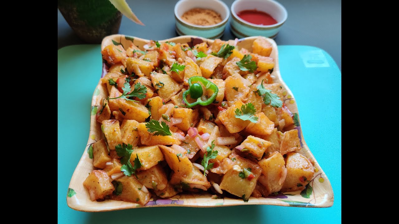 Aloo Chaat Recipe | Spicy Aloo Ki Chaat | Potato Chaat - YouTube