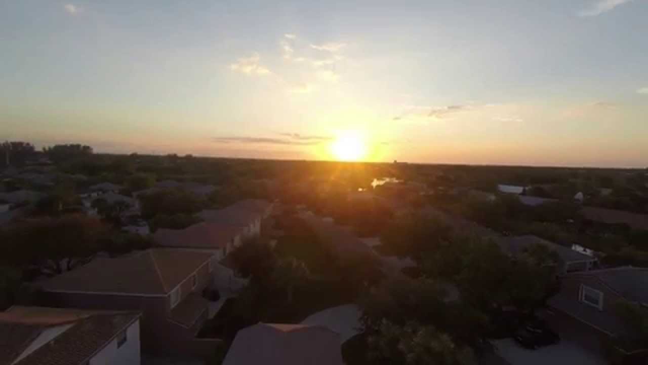 Coral Springs Sunset Flight - YouTube