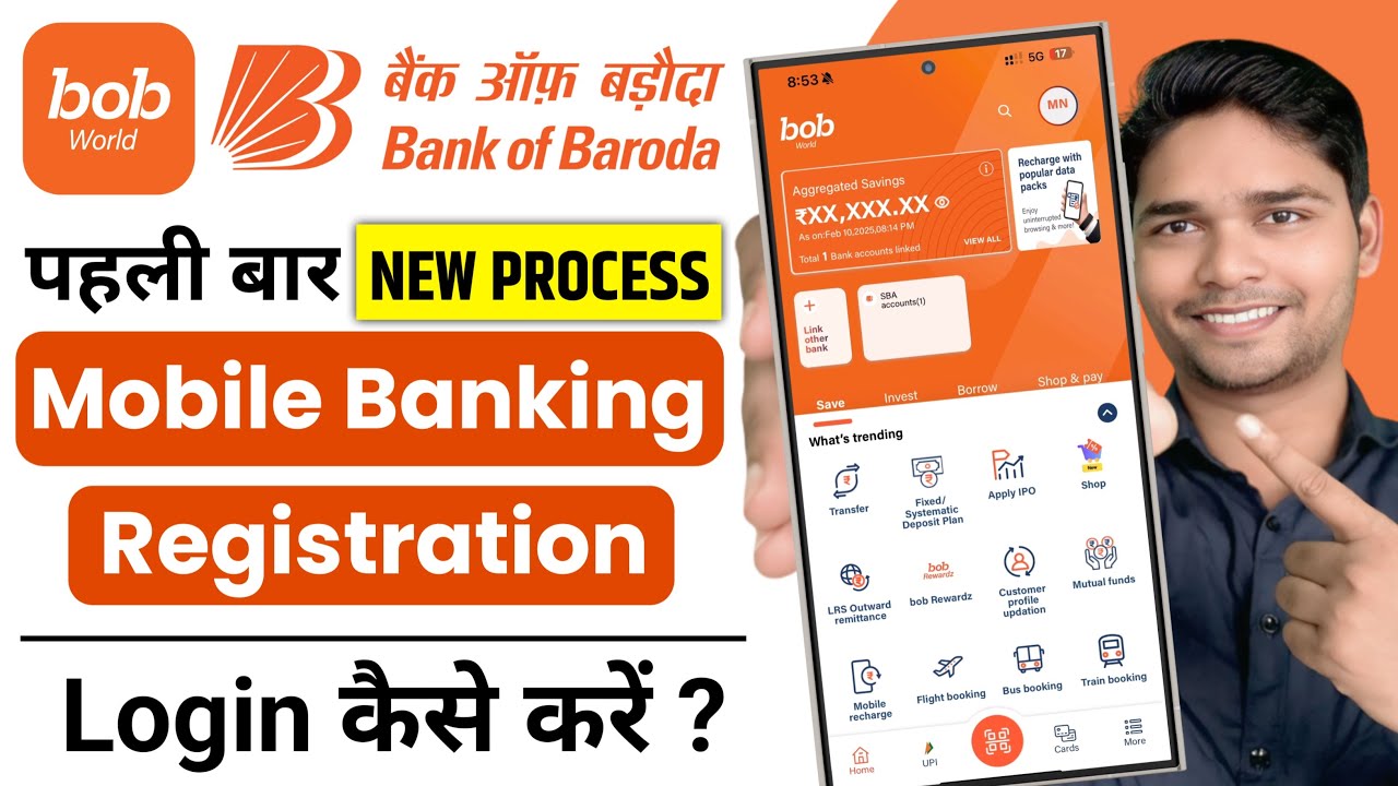 BOB World Login Kaise Kare | BOB World Registration | BOB App Use Kaise ...
