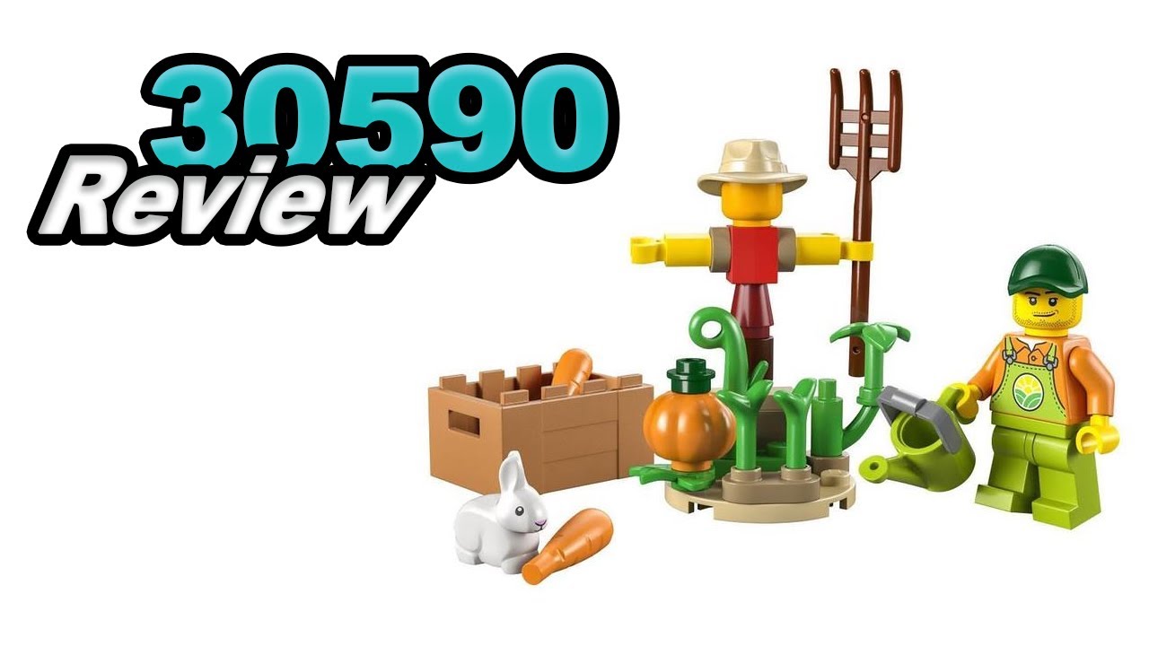 LEGO City 30590 Farm Garden & Scarecrow - YouTube