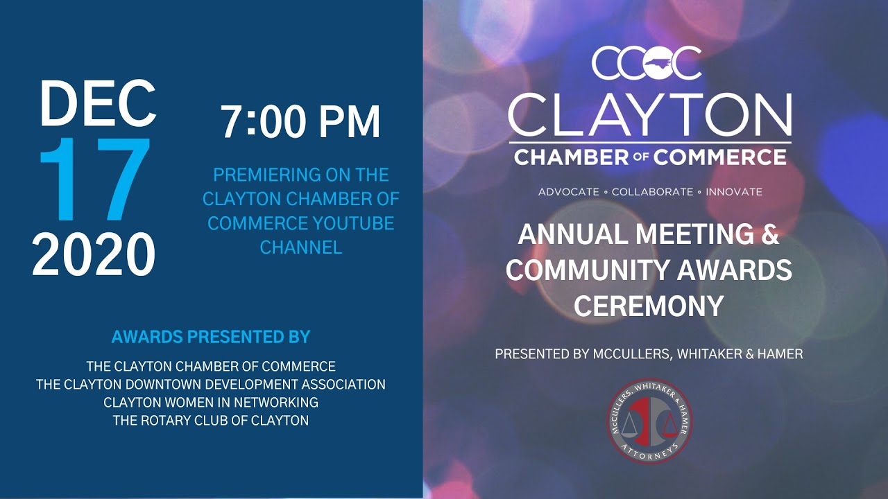 2020 CCOC Annual Meeting & Community Awards Ceremony - YouTube
