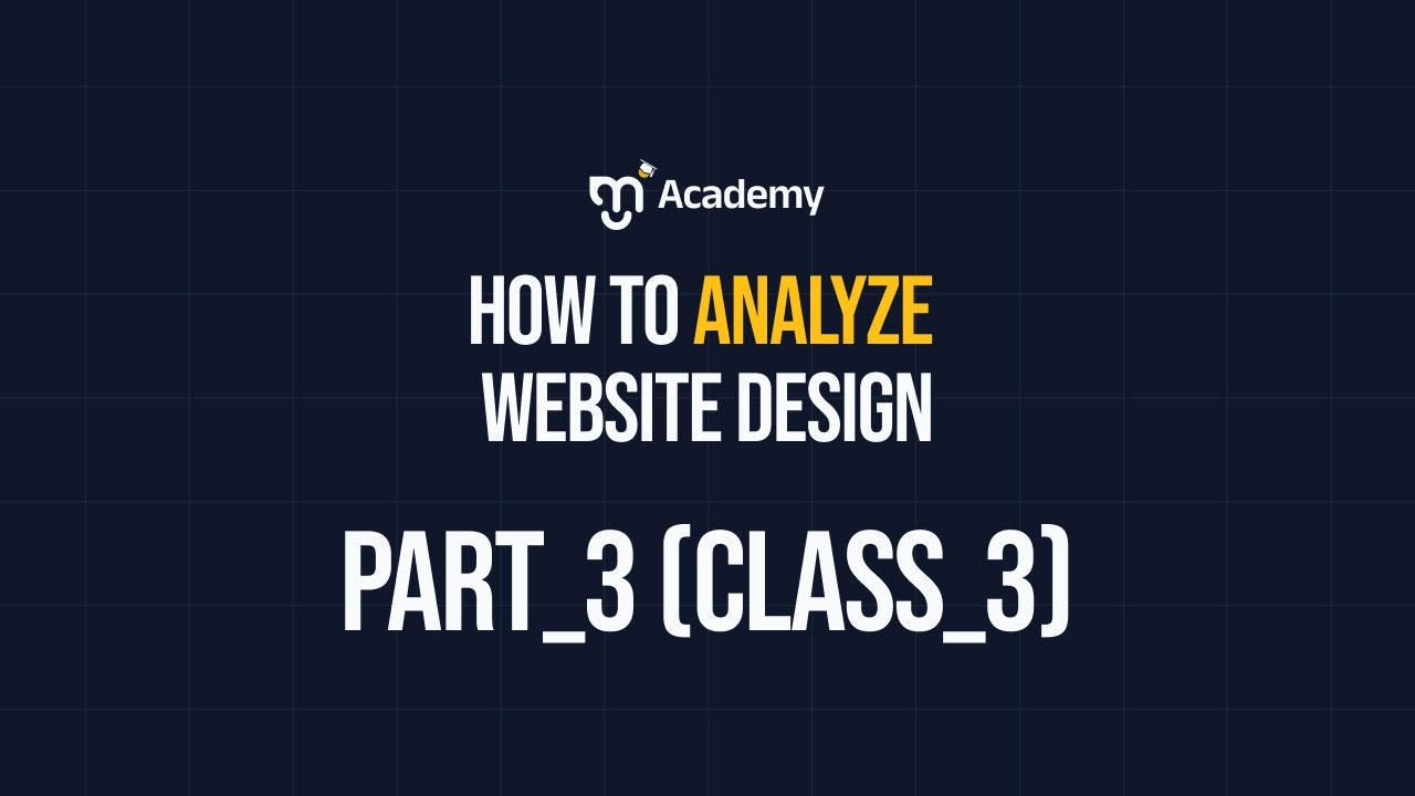 How to analyze website design Part_3 (Class_3) - YouTube