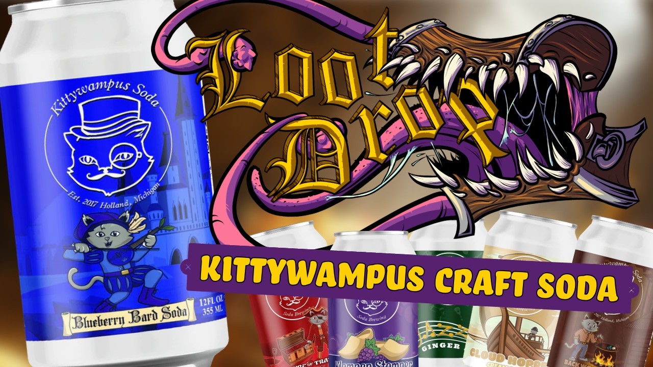 Michigan Microbrew Soda Review - Kittywampus Soda - Loot Drop Episode 1 ...