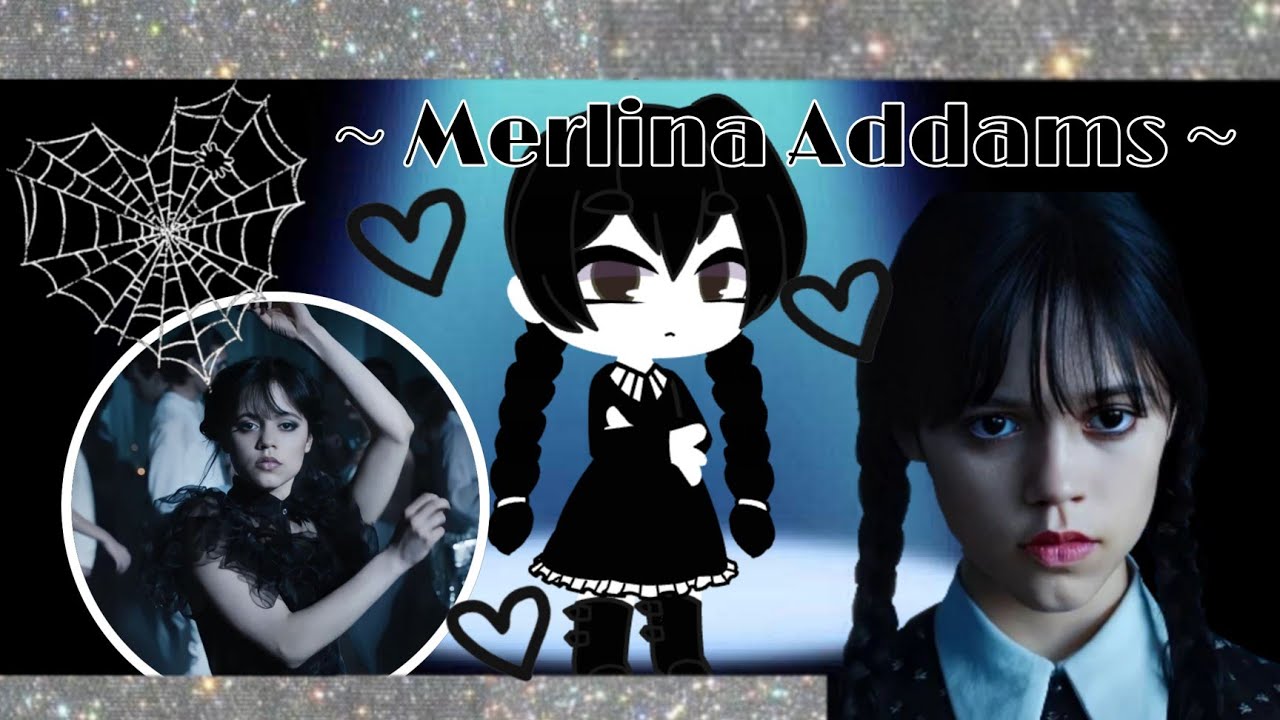 Merlina Addams/Wednesday/ Gacha Club/original: Titi Love 🖤 - YouTube